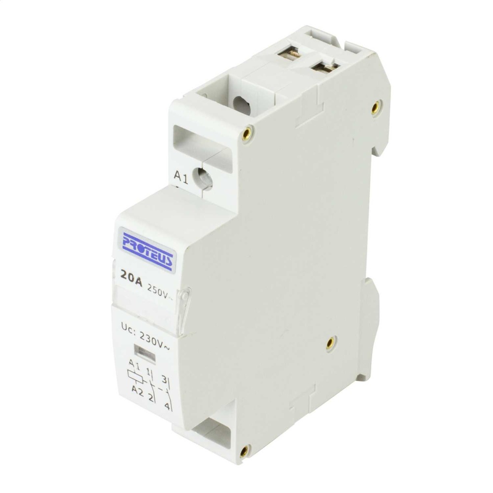 PROTEUS 20A 2 POLE 230V 1 MODULE NC CONTACTOR | Boss Cabins Parts Store
