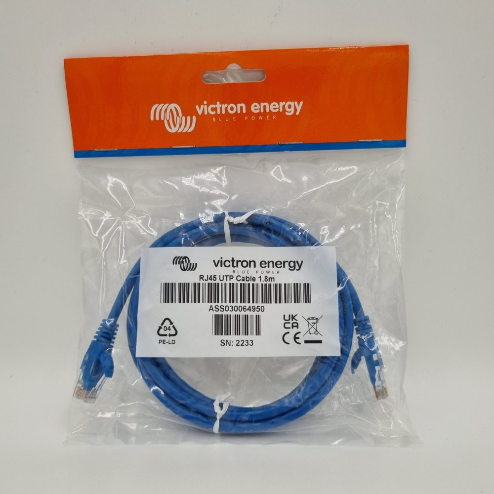VICTRON RJ45 UTP CABLE - 1.8M | Boss Cabins Parts Store